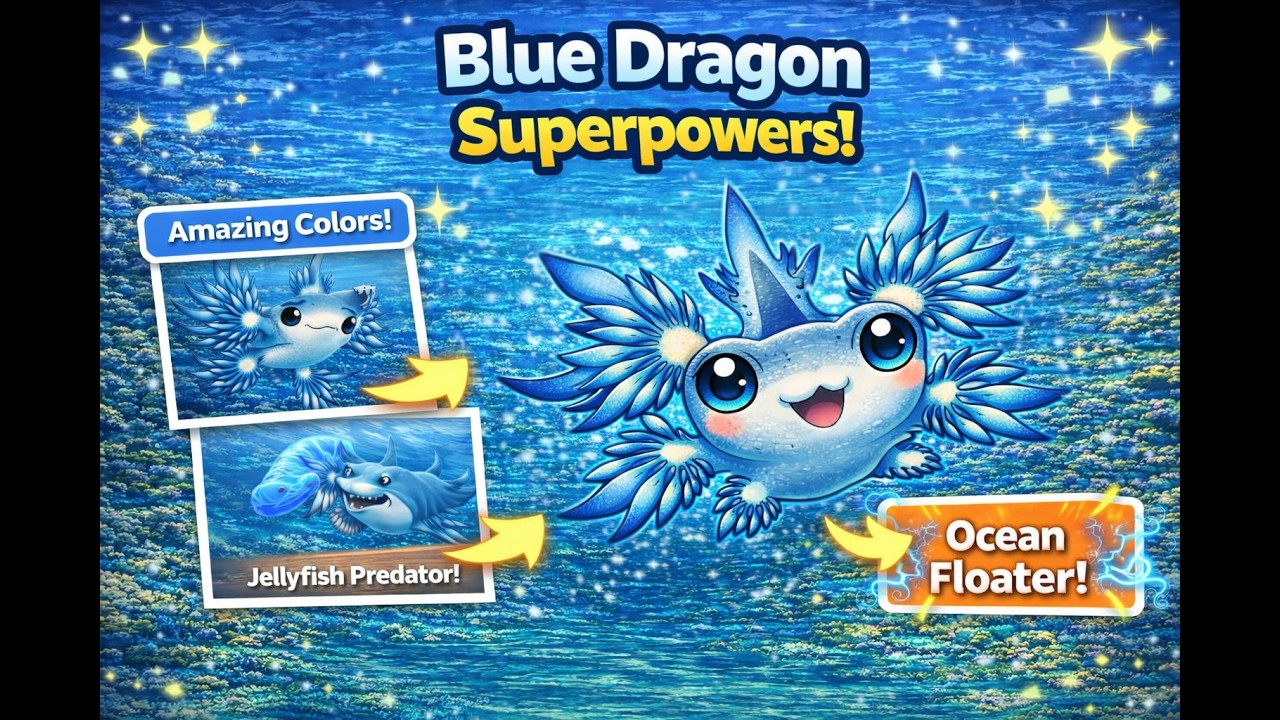 Blue Dragon Superpowers! The Beautiful Ocean Killer - YouTube