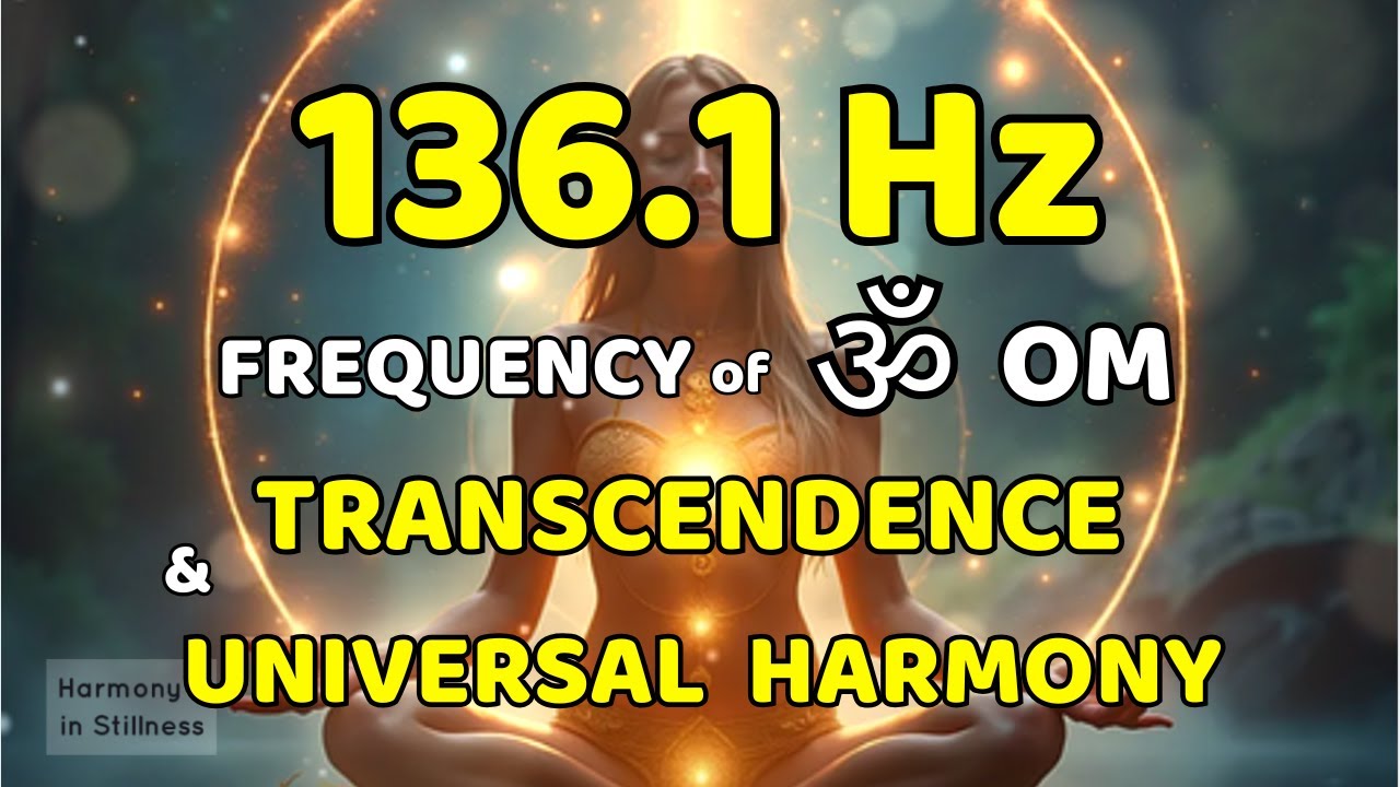 💚 136.1Hz PURE TONE Frequency of OM Transcendence & Universal Harmony 1 ...