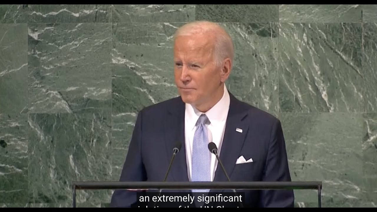 Full Speech: Pres. Biden Addresses United Nations General Assembly ...