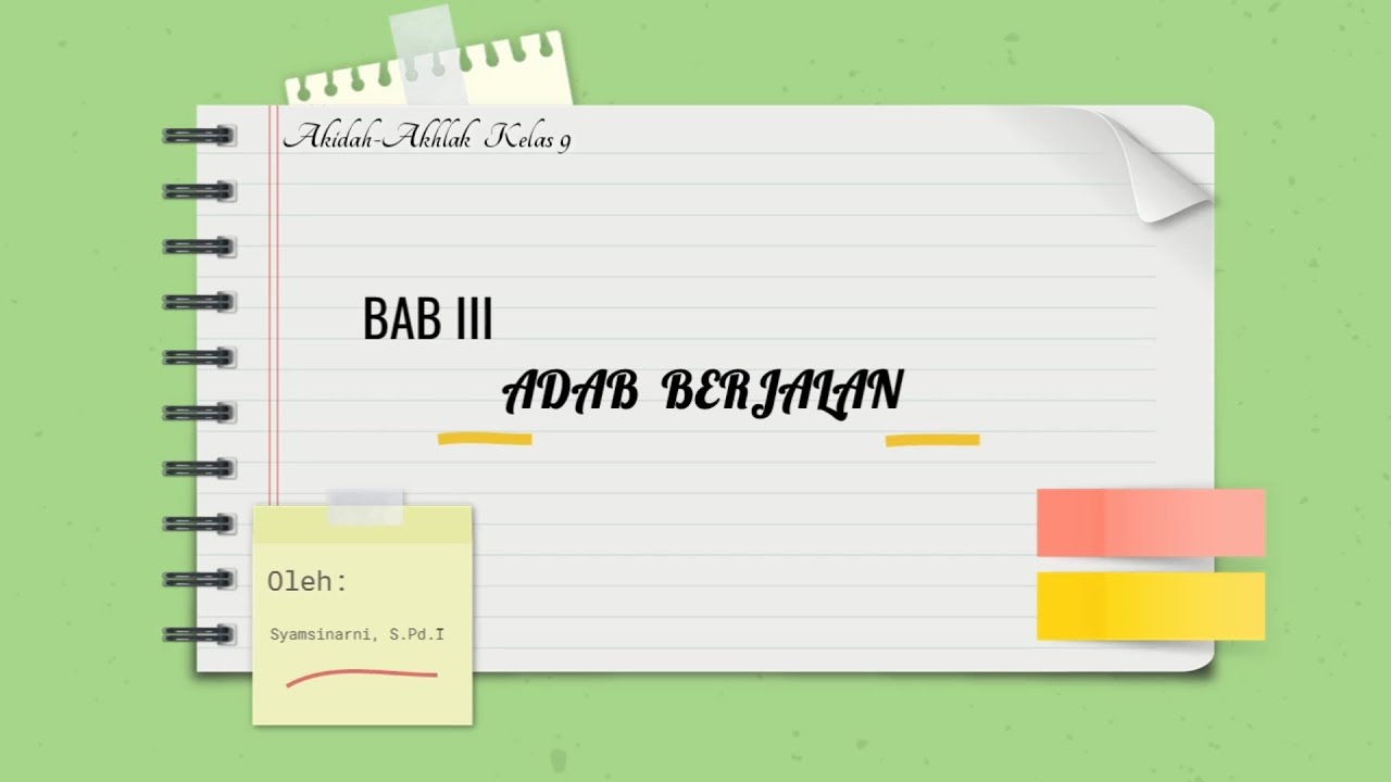 Adab Berjalan Menurut Islam - YouTube