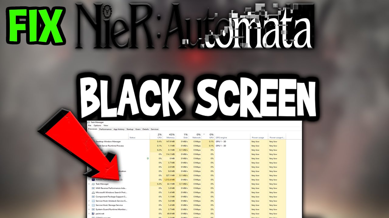 Nier Automata – How to Fix Black Screen & Stuck on Loading Screen - YouTube