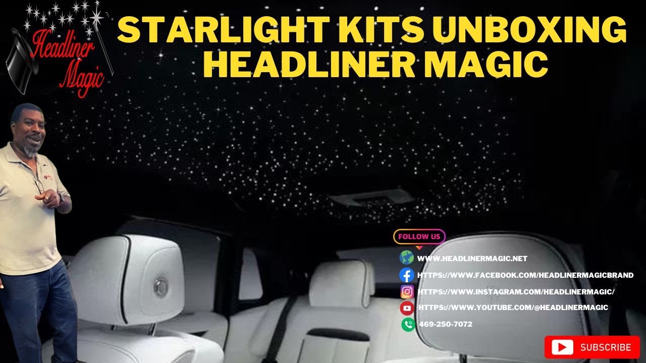 Starlight Kits Unboxing - Headliner Magic - YouTube