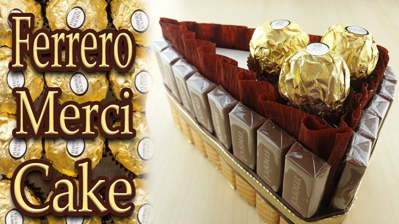 DIY Ferrero Rocher - Merci Cake - YouTube