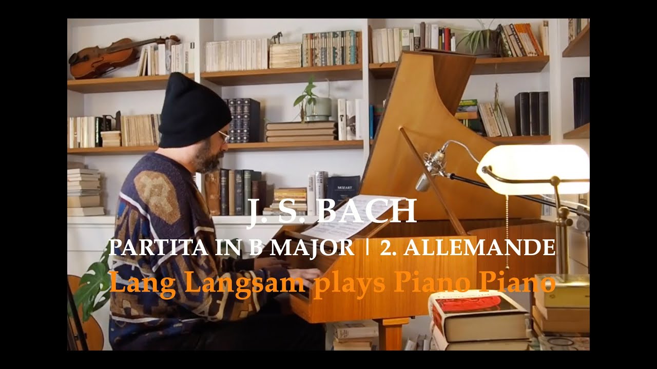 J. S. Bach | Partita No. 1 BWV 825 | Allemande #bach #classicalmusic # ...