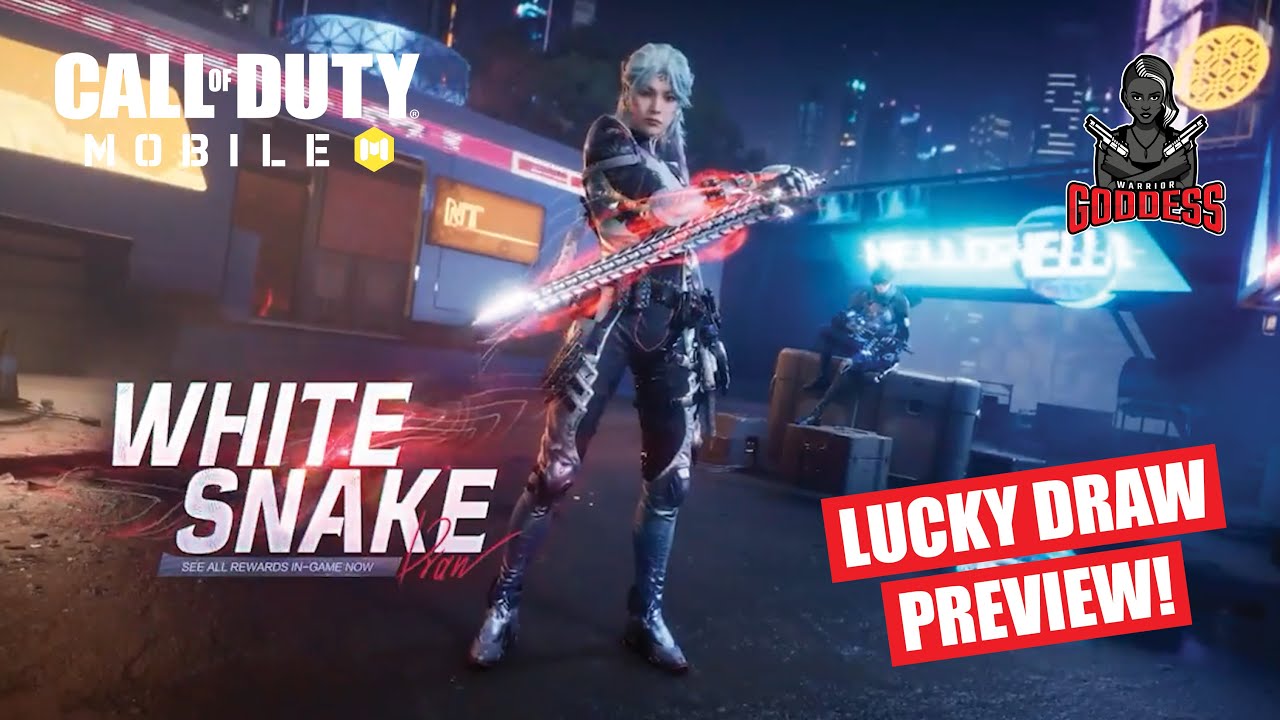 Preview | White Snake Draw | **Scylla** Ghost Snake | **Serpent's Spine** Melee | CoD Mobile ...