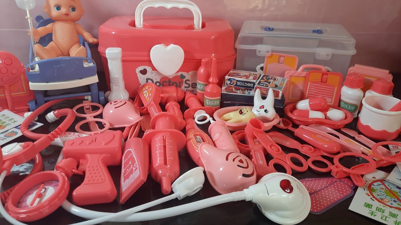 ASMR VIDEO|13:18 minutes satisfying with unboxing NEW MINI MEDICAL SETS ...