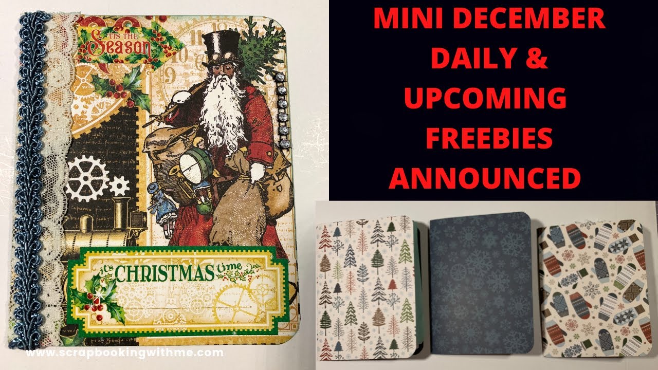 MINI DECEMBER DAILY JOURNALS AND UPCOMING FREEBIES ANNOUNCED - YouTube