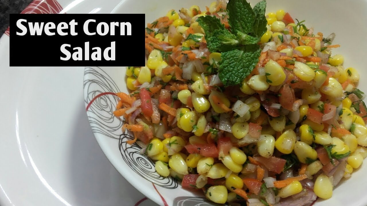 Sweet corn Salad || Salad Recipes|| Sweet corn recipes|| Shetty's ...