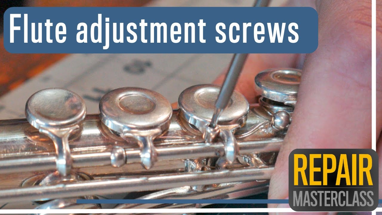 Flute adjustment screws - YouTube