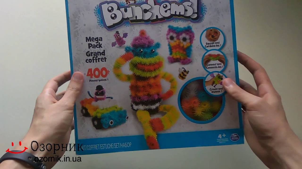 Обзор конструктора Bunchems Mega Pack 400+ - YouTube