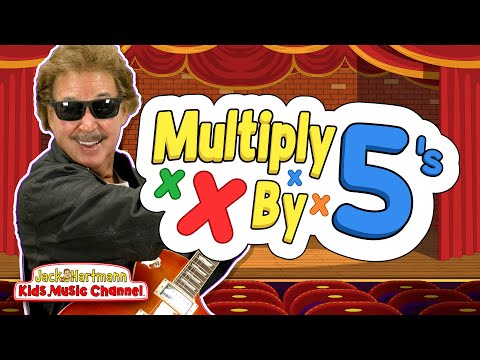 Multiply by 5's! | Multiply By Music | Jack Hartmann