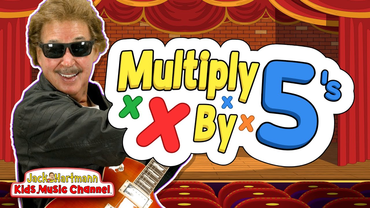 Multiply by 5's! | Multiply By Music | Jack Hartmann - YouTube