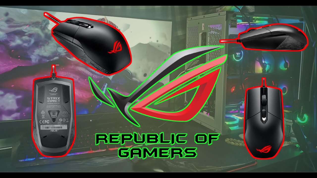 Asus P303 ROG STRIX IMPACT RGB Gaming Mouse 5000dpi - YouTube
