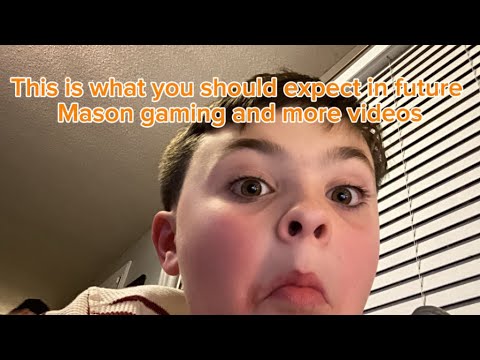 This is what you should expect in future Mason gaming and more videos ...