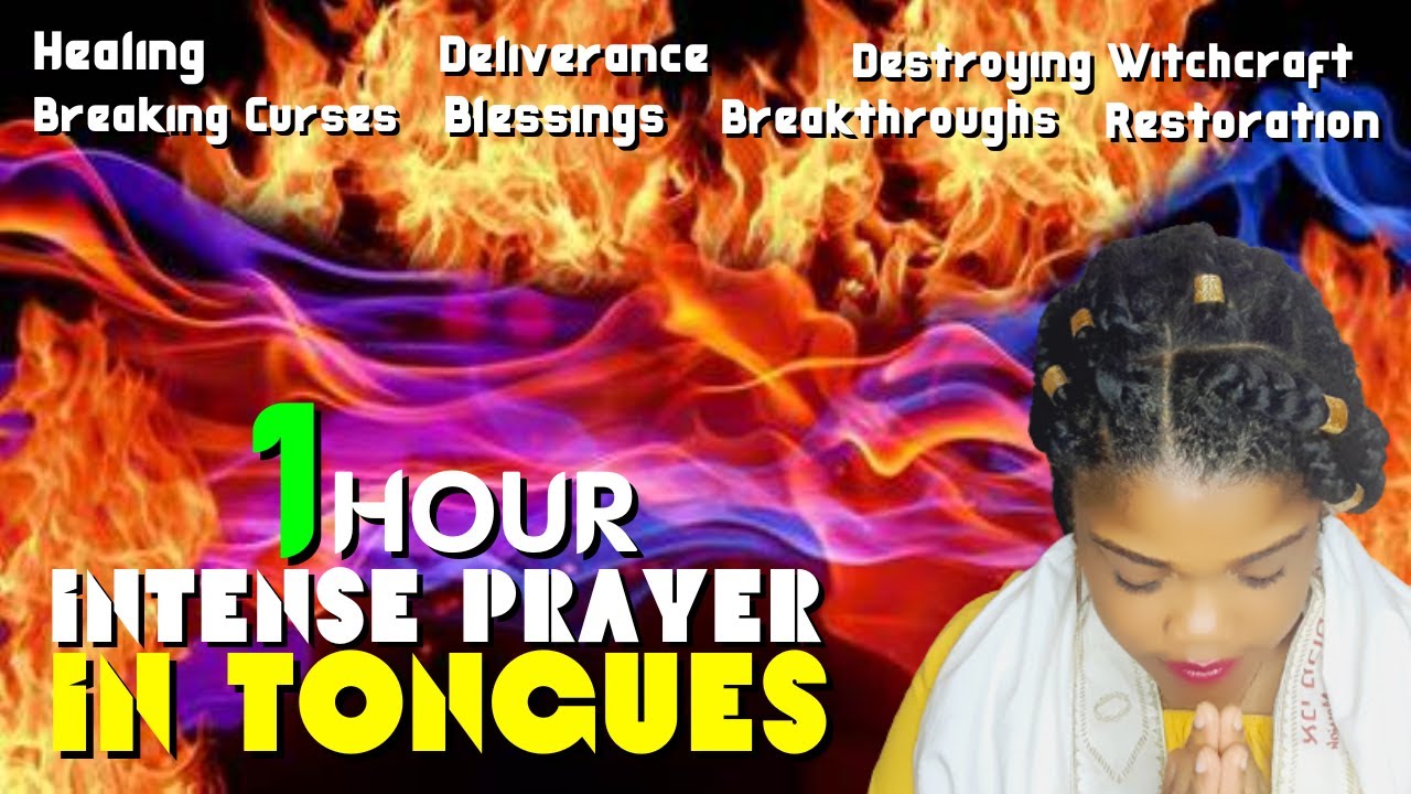 Tongues of Fire || 1 Hour INTENSE Praying in TONGUES || Healing ...