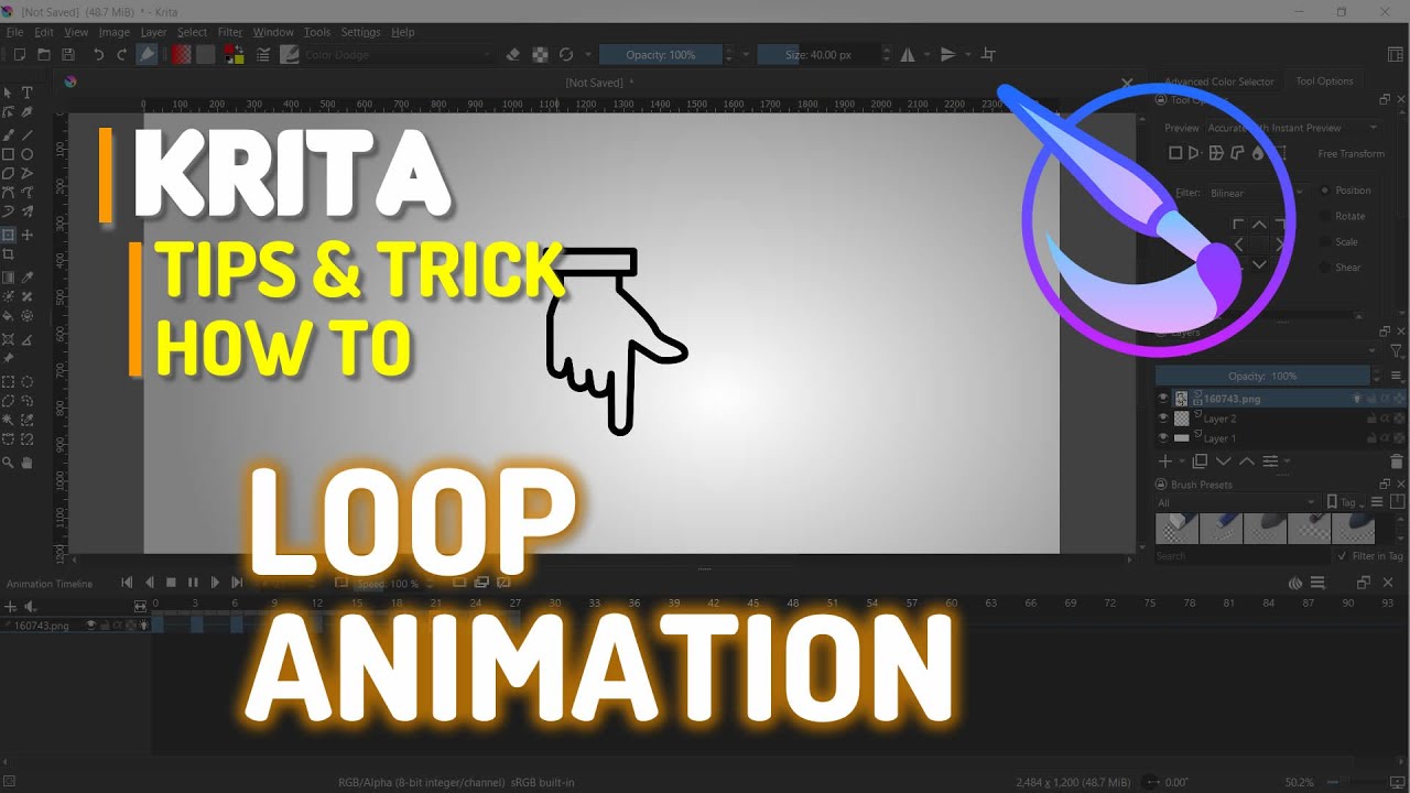 Krita How To Loop Animation YouTube Krita How To Loop Animation YouTube