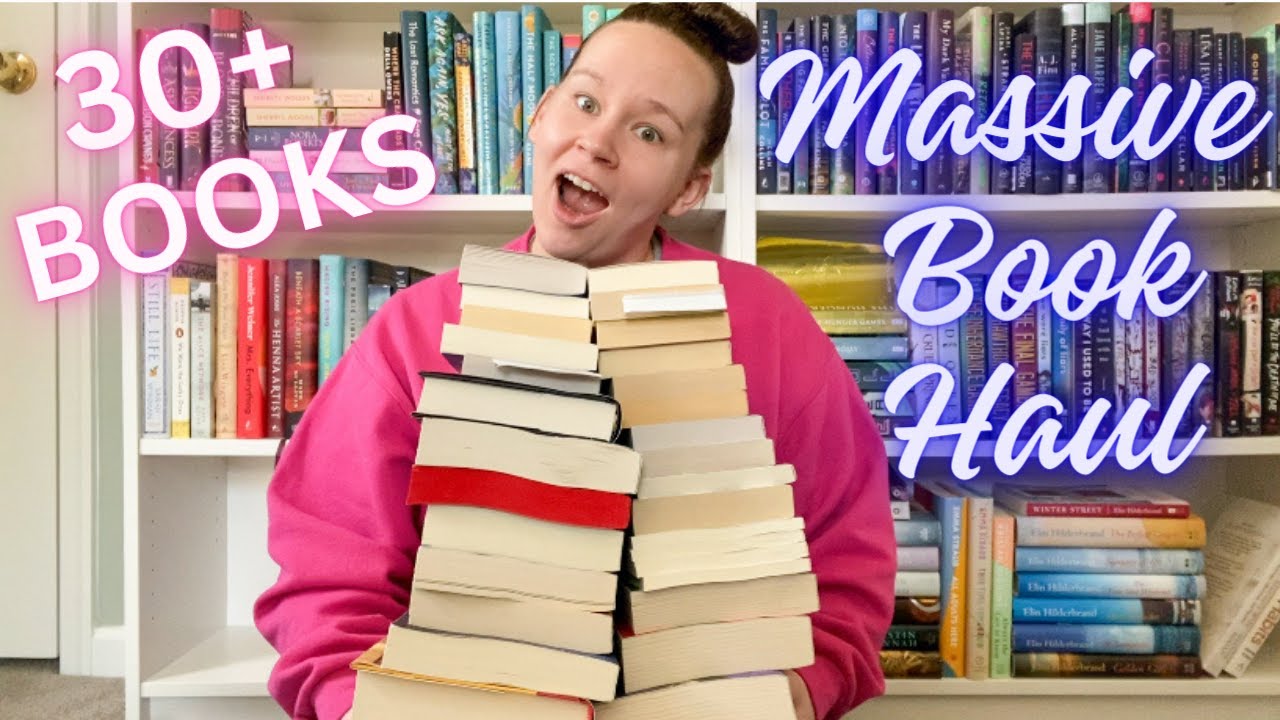 Massive Book Haul | New & Thrifted Books! 📚 - YouTube