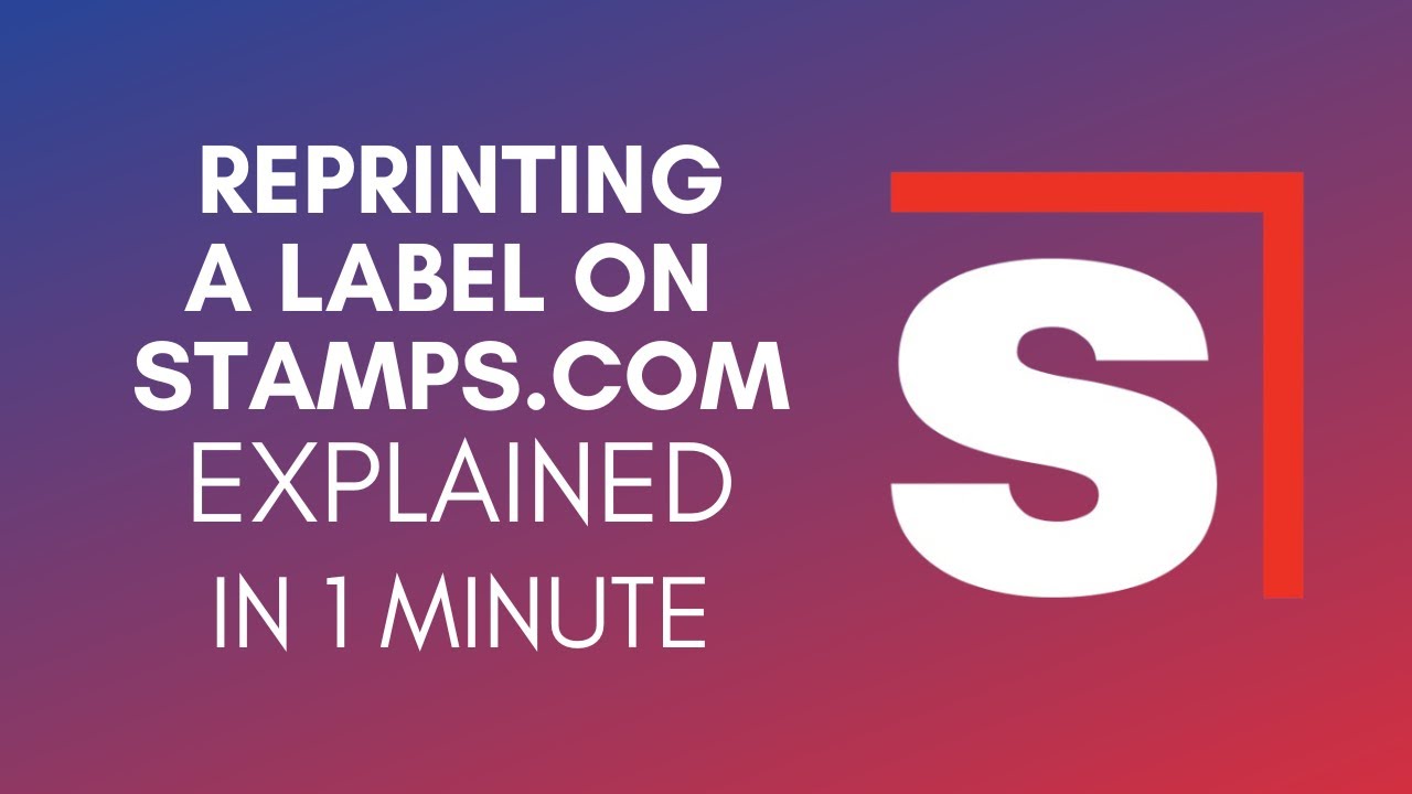 How To Reprint A Label On Stamps.com? (2024) - YouTube