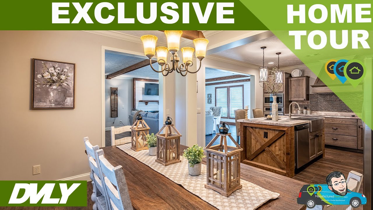 My Favorite MANUFACTURED HOME! - Take A Home Tour of The NEW Anais ...