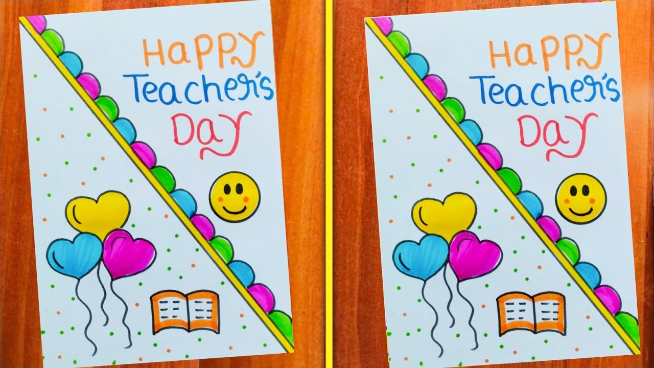 Teacher's Day Card / Easy And Simple Teacher's Day Card / Teacher's Day ...