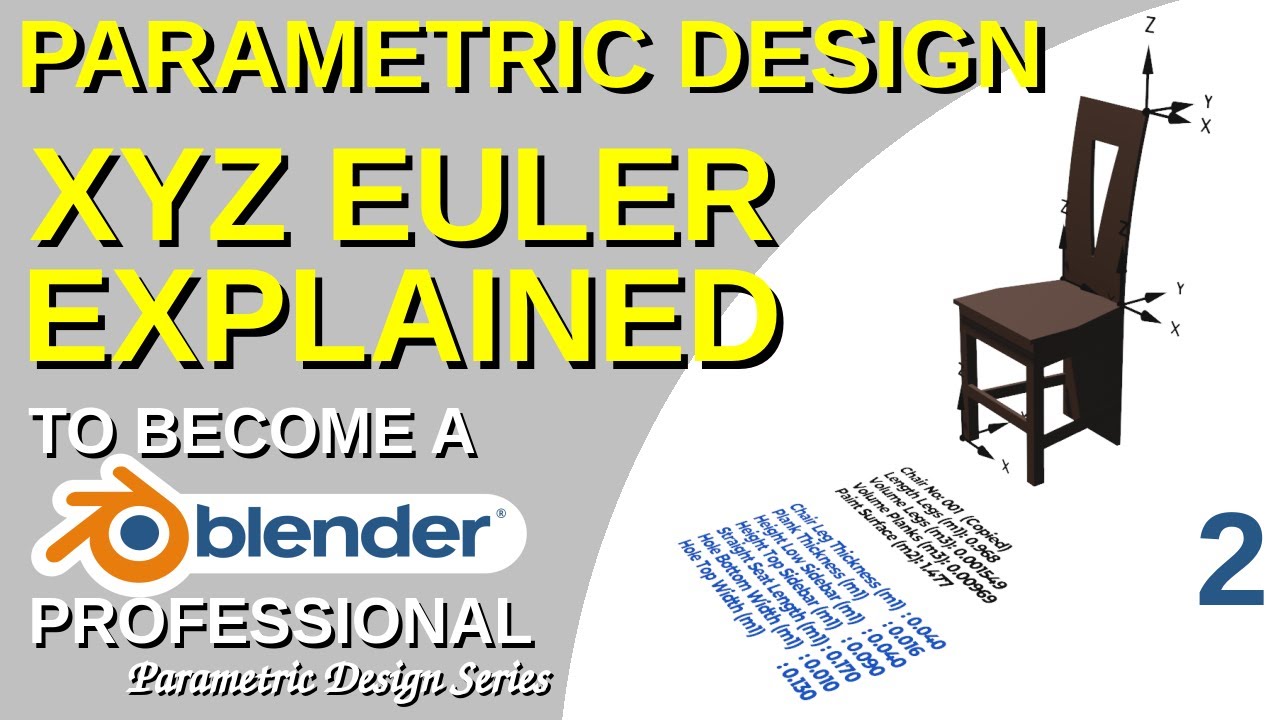 Blender Geometry Nodes Parametric Design - XYZ Euler Explained - YouTube