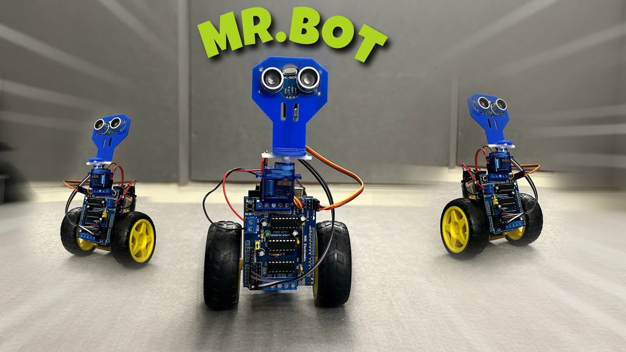 Build An Obstacle Avoiding Bot With Arduino Youtube 0925