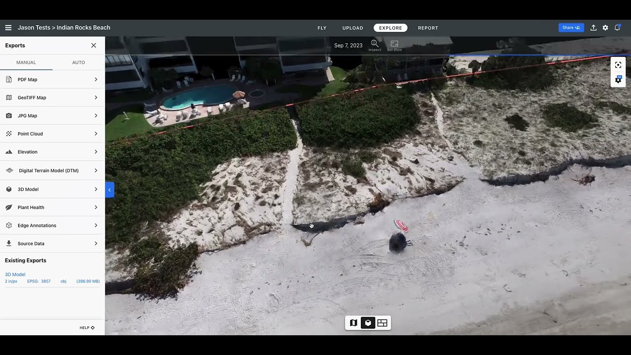 Coastal Beach Erosion - Indian Rocks Beach, Florida ~ Hurricane Idalia ...