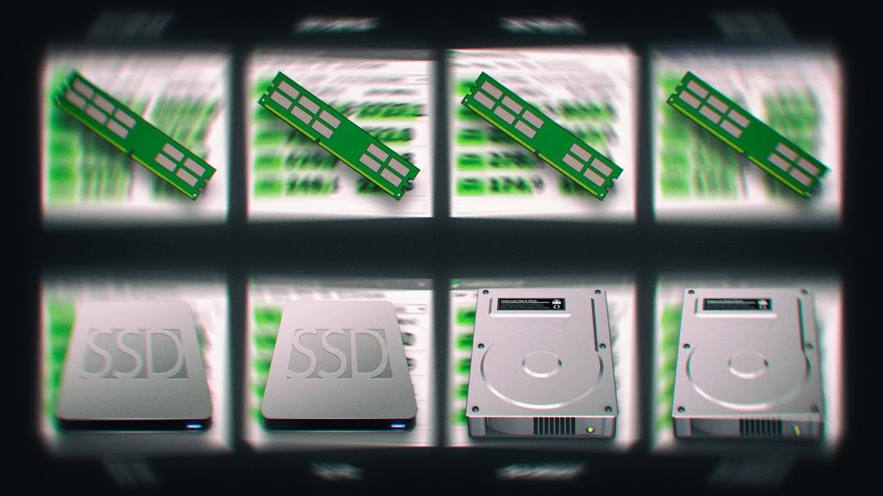 Ram Disk Speed 🚀 DDR1 DDR2 DDR3 DDR4 SSD NEW SSD OLD HARD DRIVE NEW ...