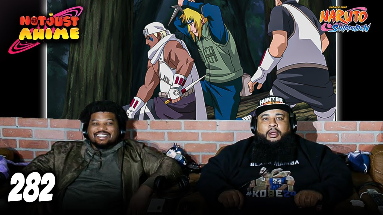Naruto Shippuden 282 Minato vs Killer Bee and Raikage! - YouTube