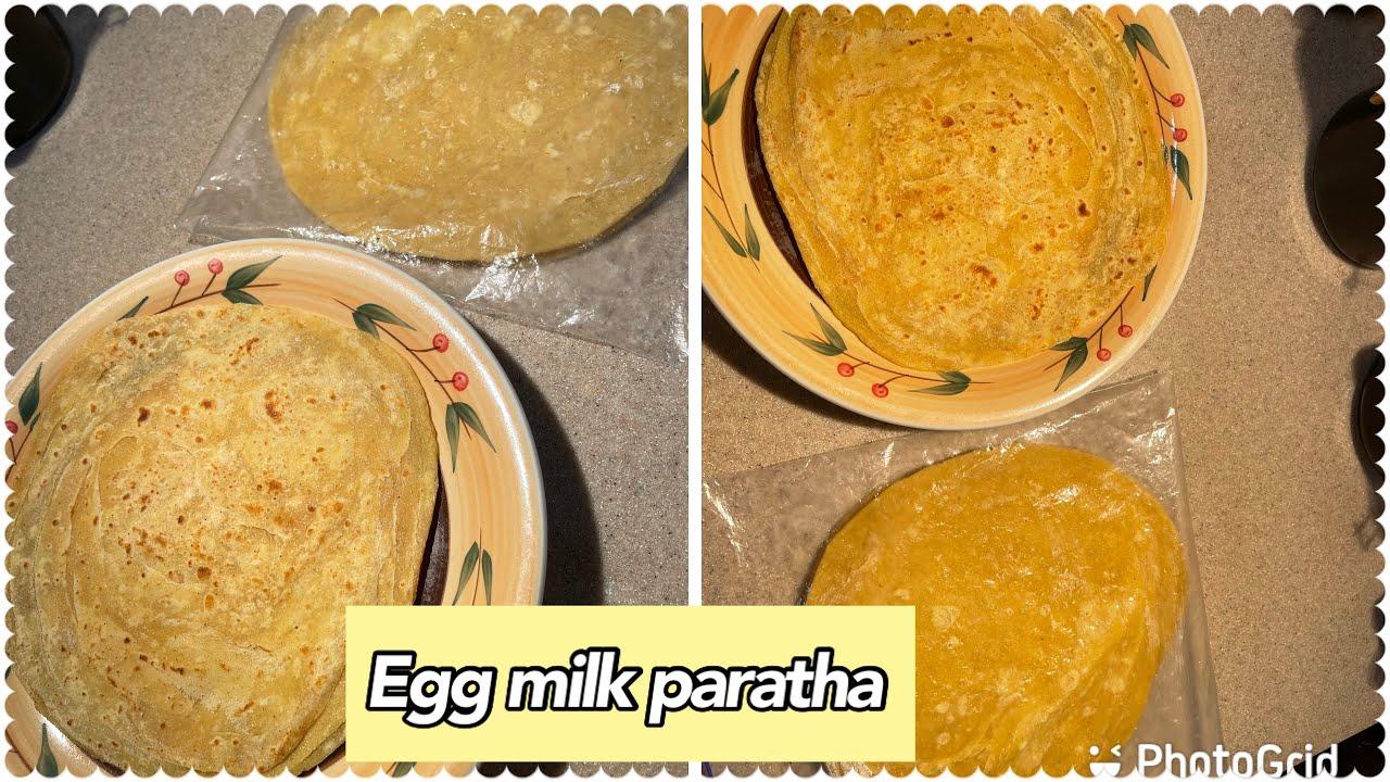 healthy paratha egg milk paratha by Ambreen's cooking channel - YouTube
