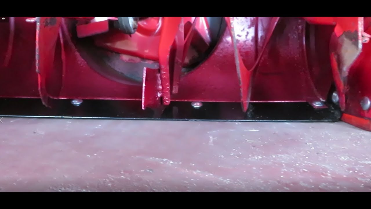 How to Replace a Snowblower Shave Plate: MTD and More - YouTube