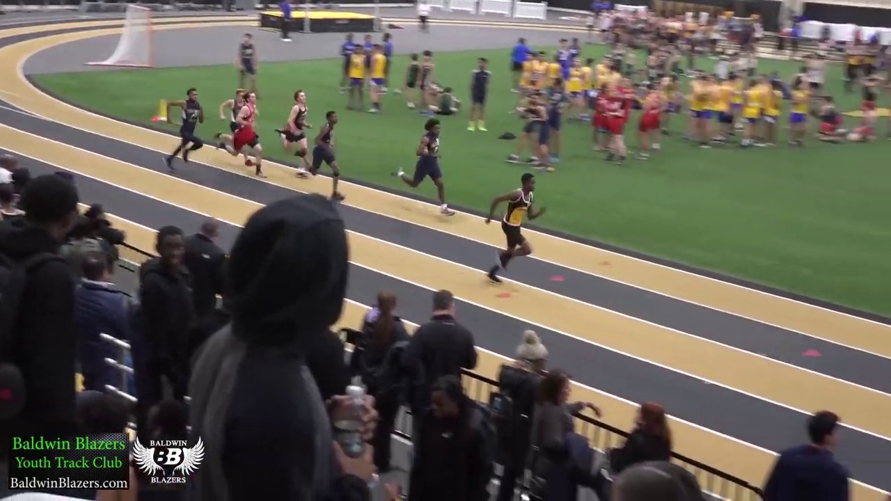 Tyler Means 1st HS Track meet -Track and Field - YouTube