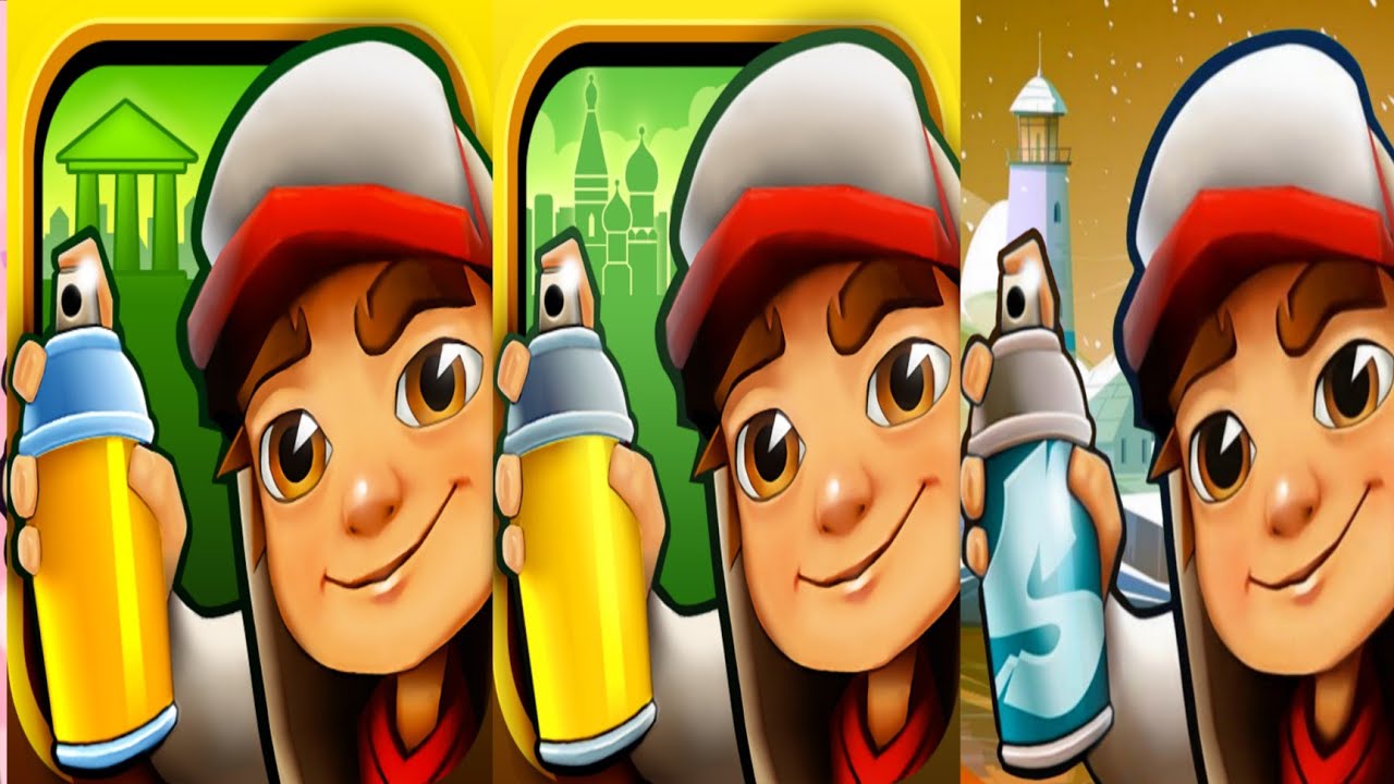 SUBWAY SURFERS ROME 2013 VS MOSCOW 2013 VS ICELAND 2024 - YouTube