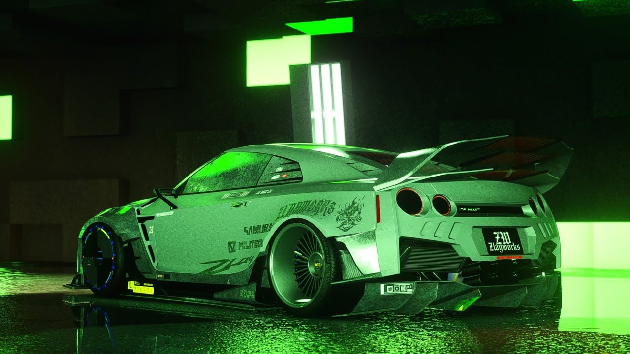 Zlayworks Nissan R35 GT-Z 2077 Cyberpunk Showcase || RTX 3060 12GB OC ...