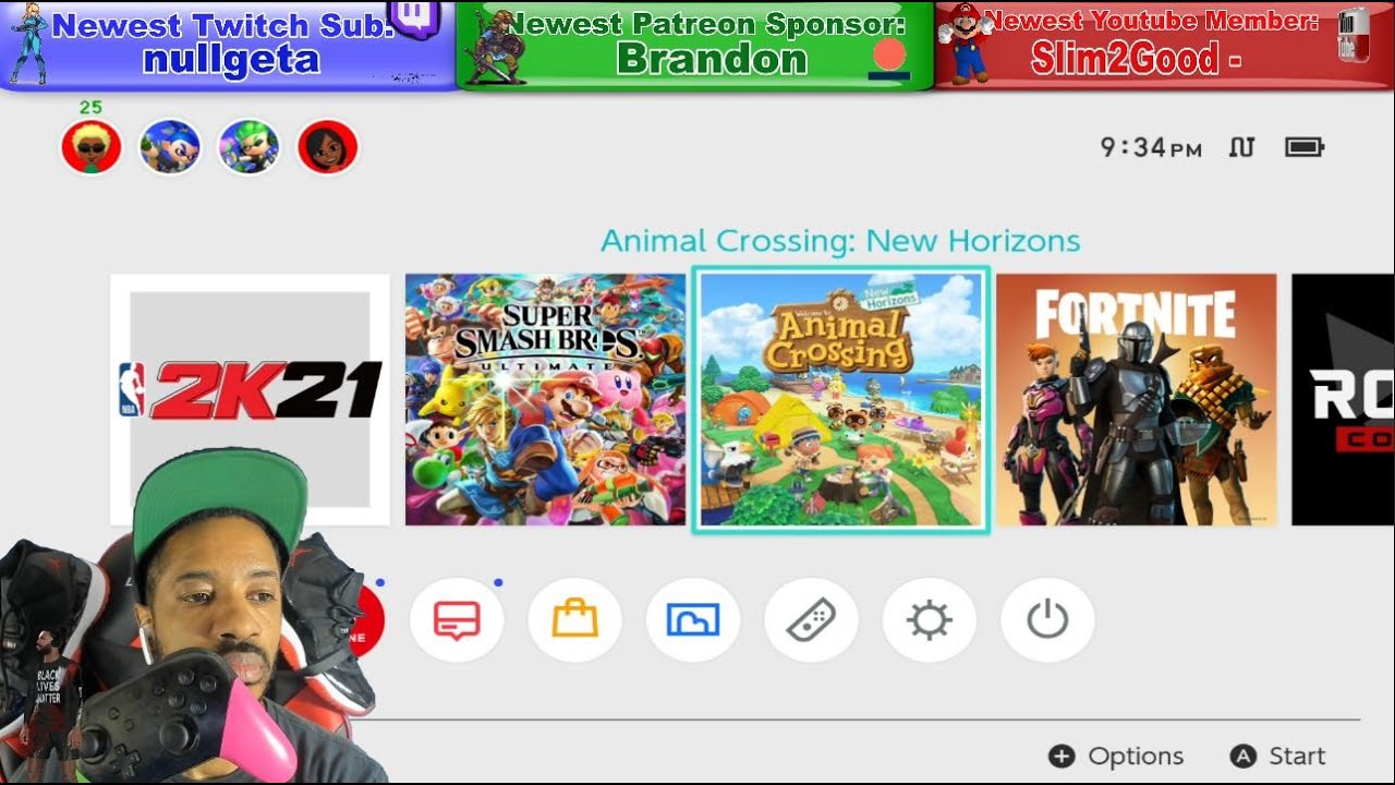 Nintendo Switch Gaming With Sponsors - YouTube