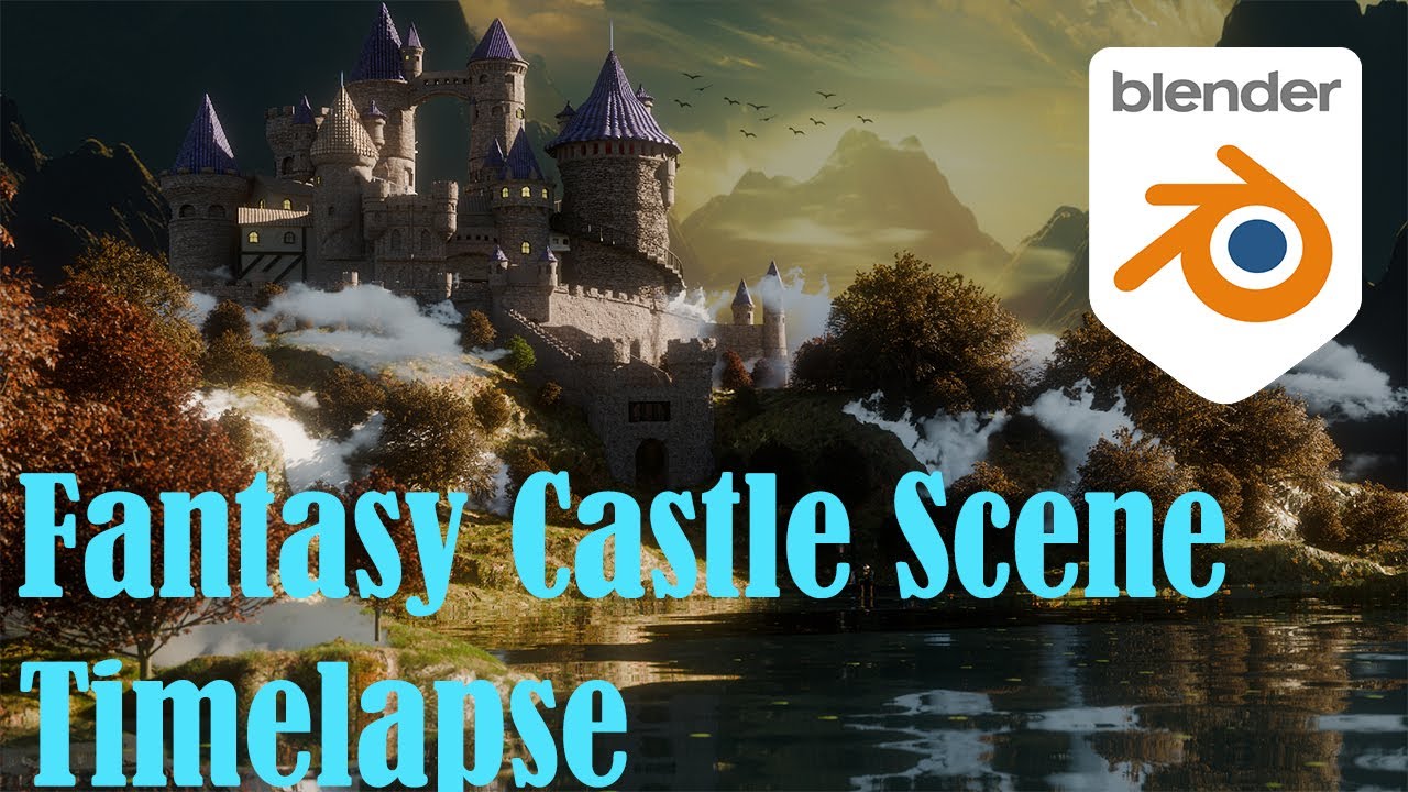 Creating a Fantasy Castle Scene in Blender 4.0 | Timelapse - YouTube
