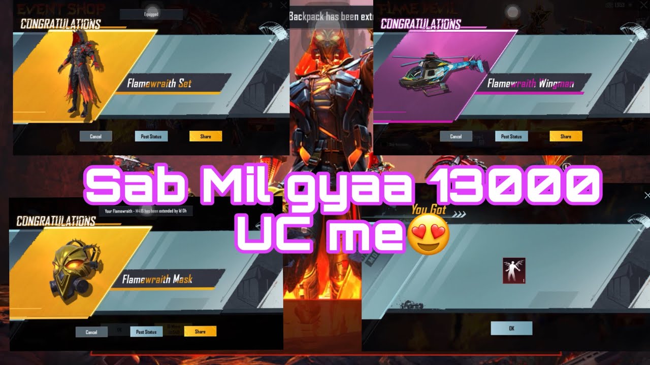 First Ultimate Flamewraith Set Lucky Spin Crate Opening | Flamewraith ...