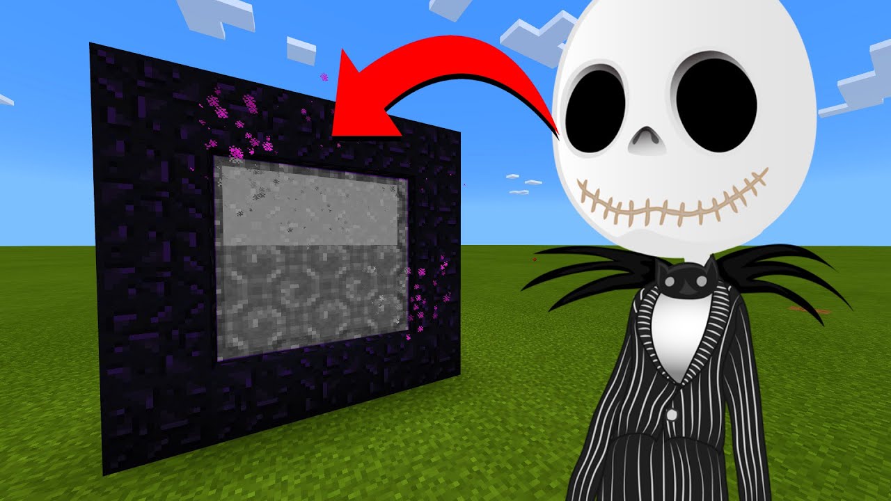 How To Make A Portal To The Jack Skellington Dimension in Minecraft ...