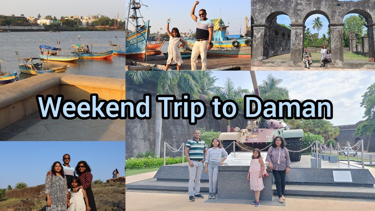 Daman Tour | Moti Daman Fort| Dominican Monastery | Daman Jetty|Devka ...
