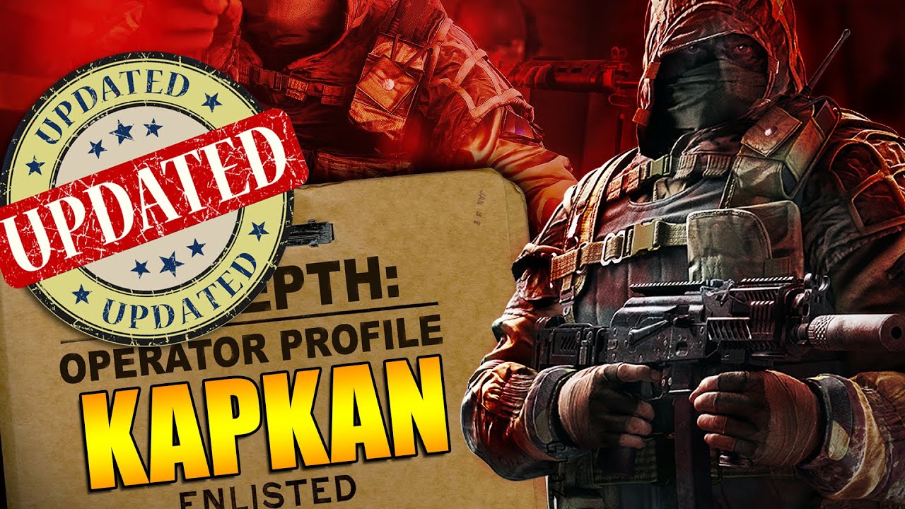 Rainbow Six Siege - In Depth: UPDATED Operator Profile - KAPKAN - YouTube