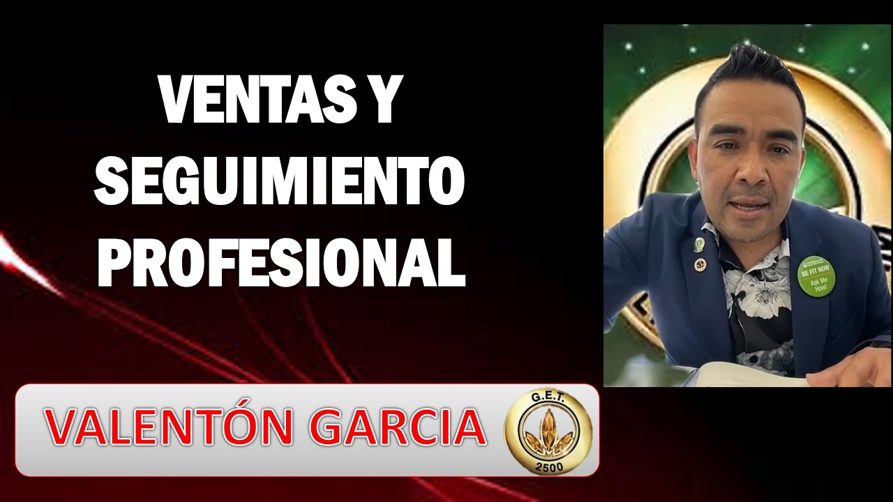 VALENTÍN GARCIA | VENTAS Y SEGUIMIENTO DE FORMA PROFESIONAL - YouTube