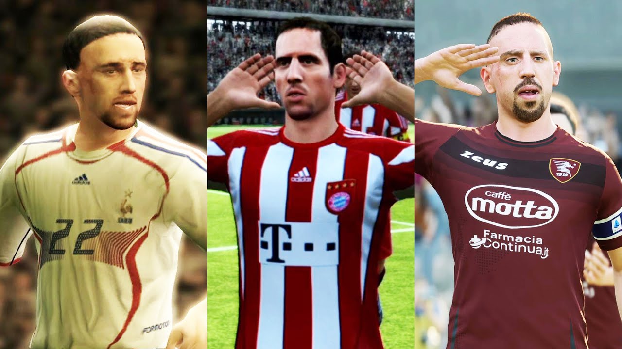 FRANCK RIBERY IN EVERY FIFA (05-23) - YouTube