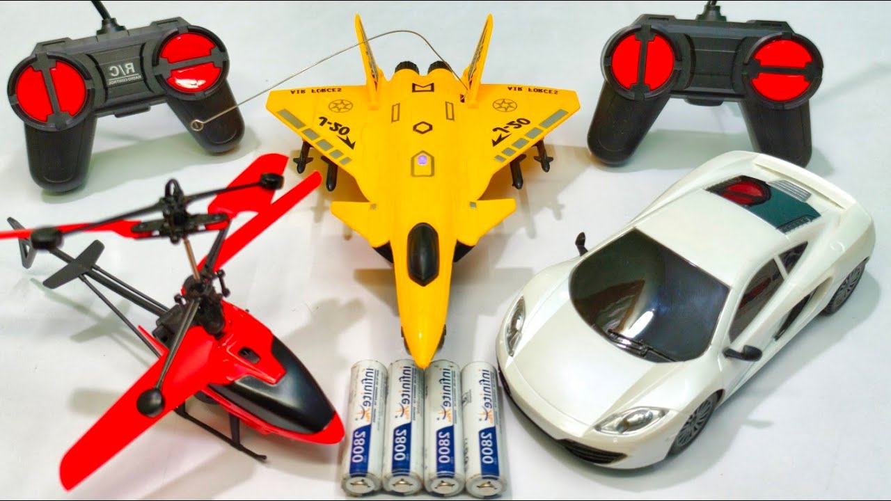 Radio Control Airplane A380 and Remote Control Racing Car Unboxing, Jet ...