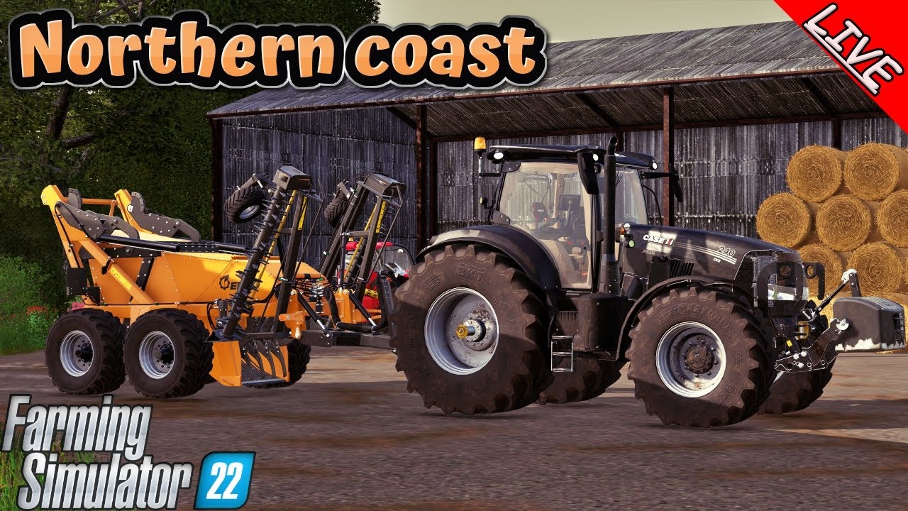 #Farming #fs22 back on the northern coast (pc) - YouTube
