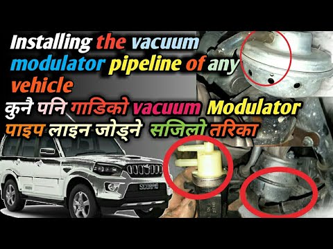 Easy To Installing The Vacuum Modulator Pipeline Of Any Vehicle ...