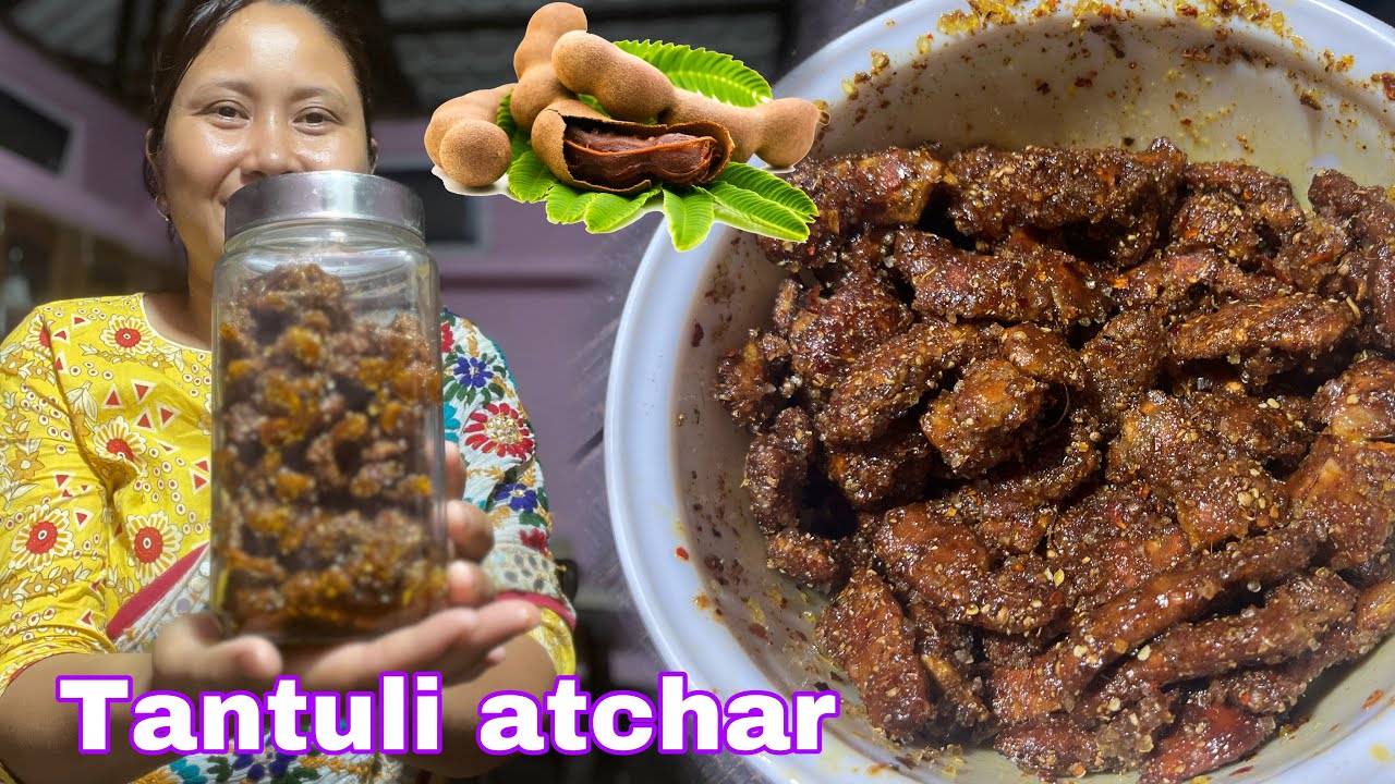 Tamarind pickle || Tantuli atchar || Homemade bun|| ingku mommy - YouTube