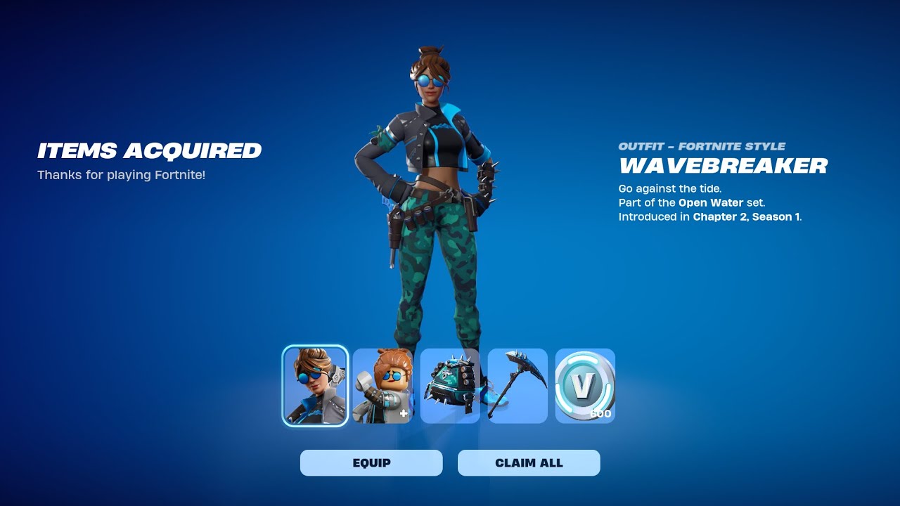 The Fortnite Wave Breaker Strater pack is back After 5 Years! (Fortnite ...