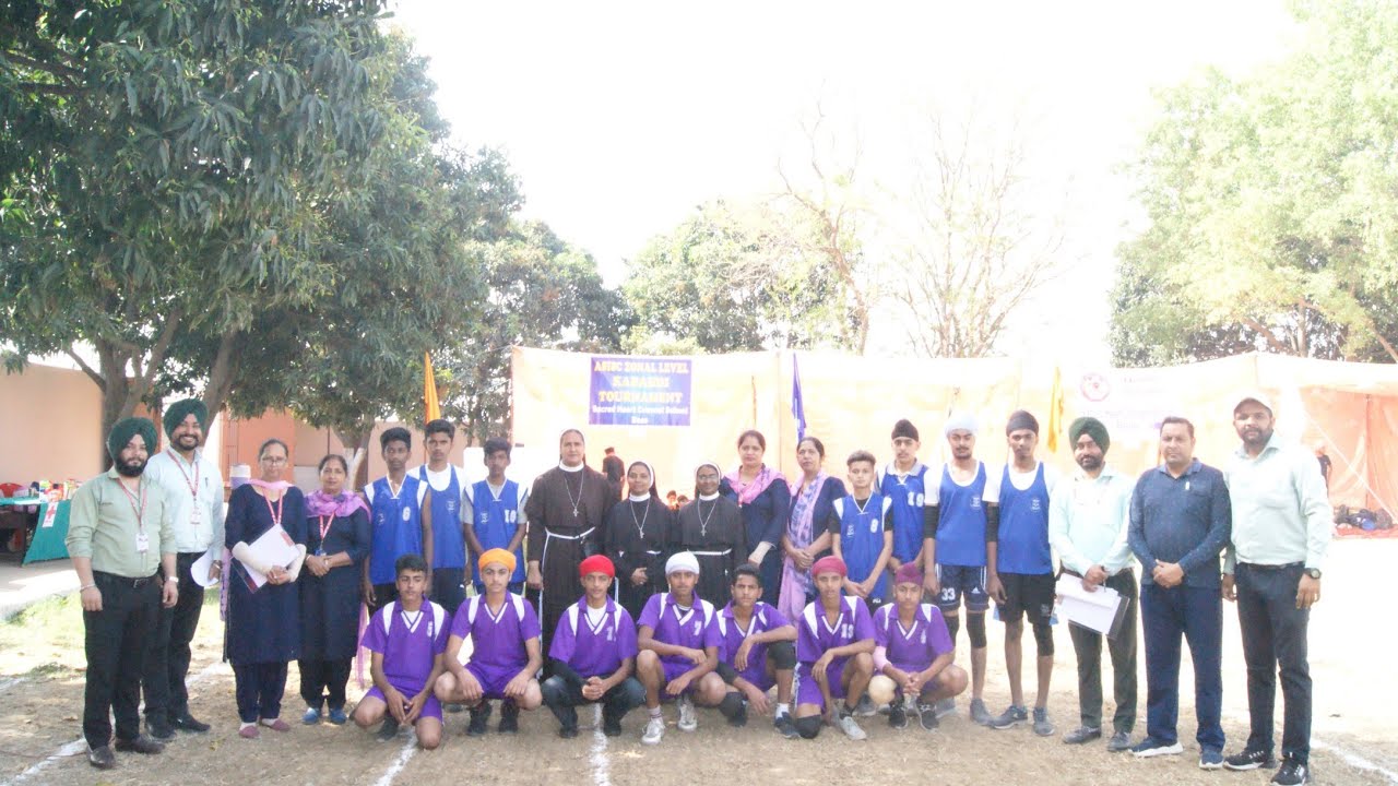ZONAL LEVEL KABADDI TOURNAMENT SACRED HEART CONVENT SCHOOL BEAS. - YouTube