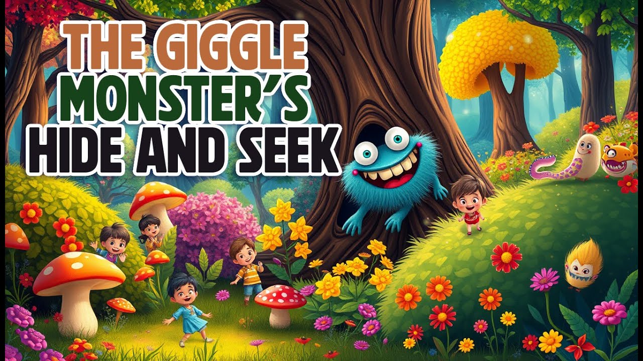 The Giggle Monster's Hide and Seek - nursery rhymes for kids - YouTube