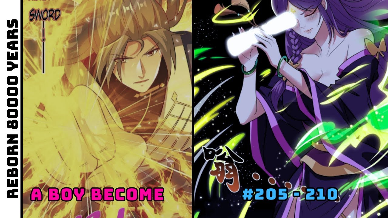 REBORN 80 000 YEARS [ EPISODE 205 - 210 ] HINDI EXPLANATION || ANIME ...